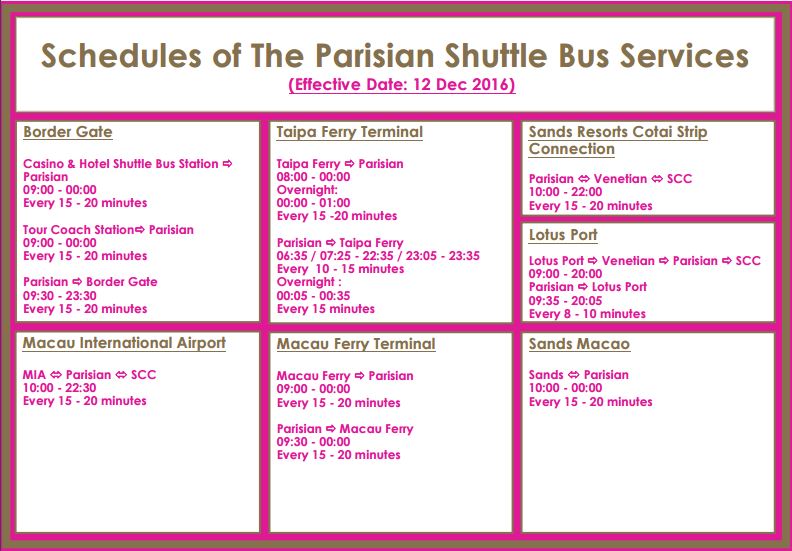 Orijint Go Travel: [Macau] Transportation: ตารางเวลาและเส้นทาง Free ...