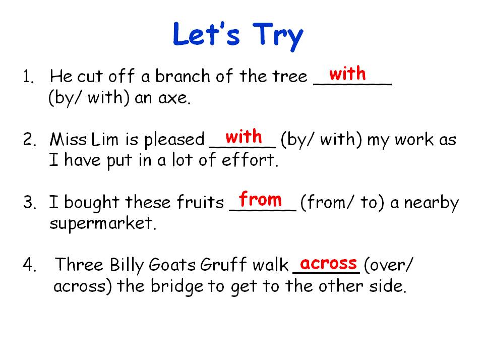 P2A Class Blog: Prepositions