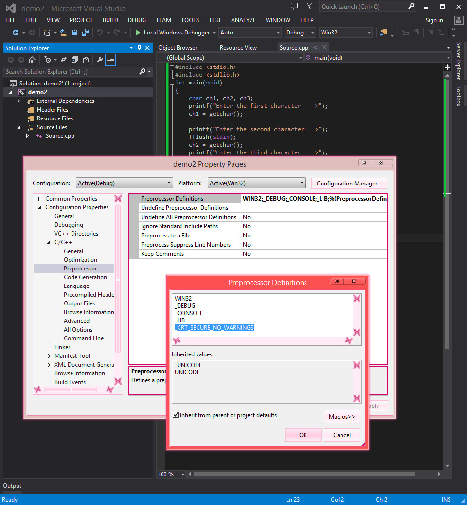 How to solve Microsoft Visual Studio _CRT_SECURE_NO_WARNINGS | Ettianz Blog