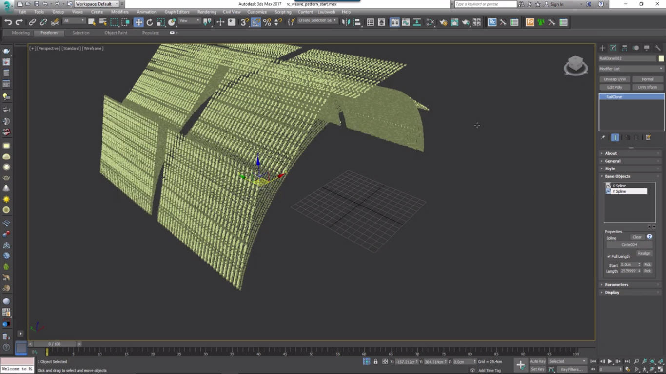 Creating Weave Patterns With RailClone In 3dsMax | CG TUTORIAL