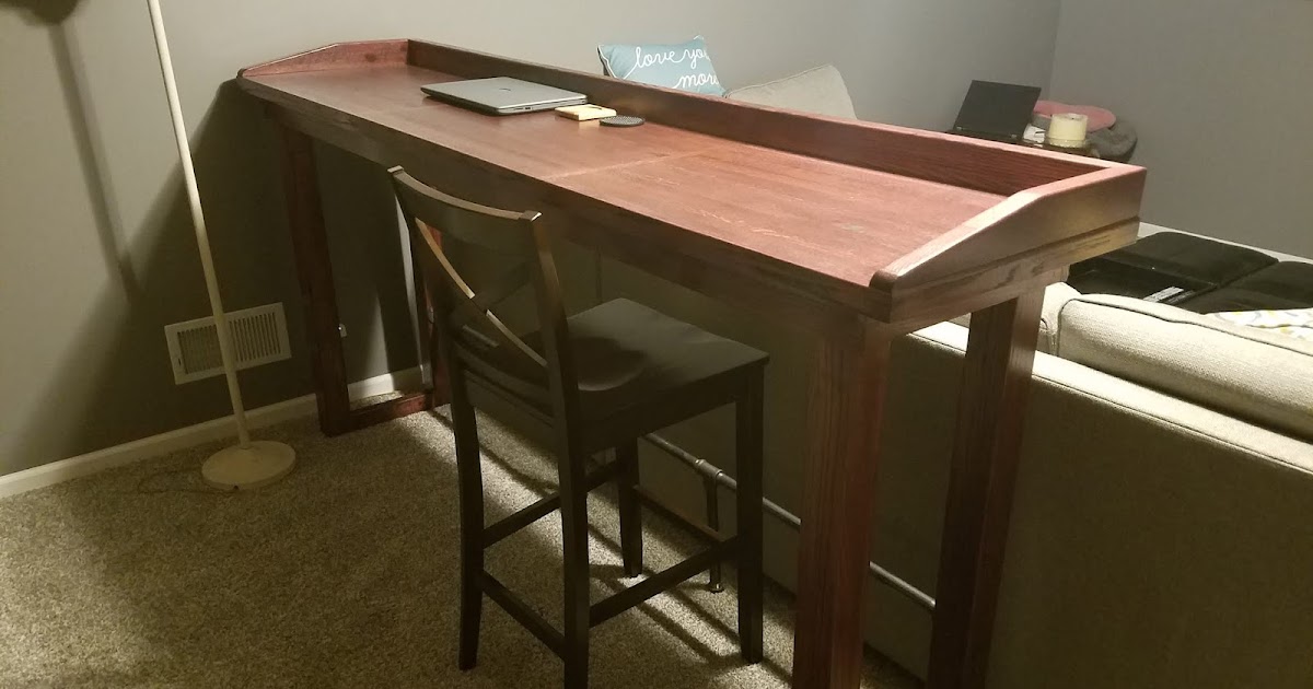 DIY Table Behind The Couch - Steve's DIY Shack