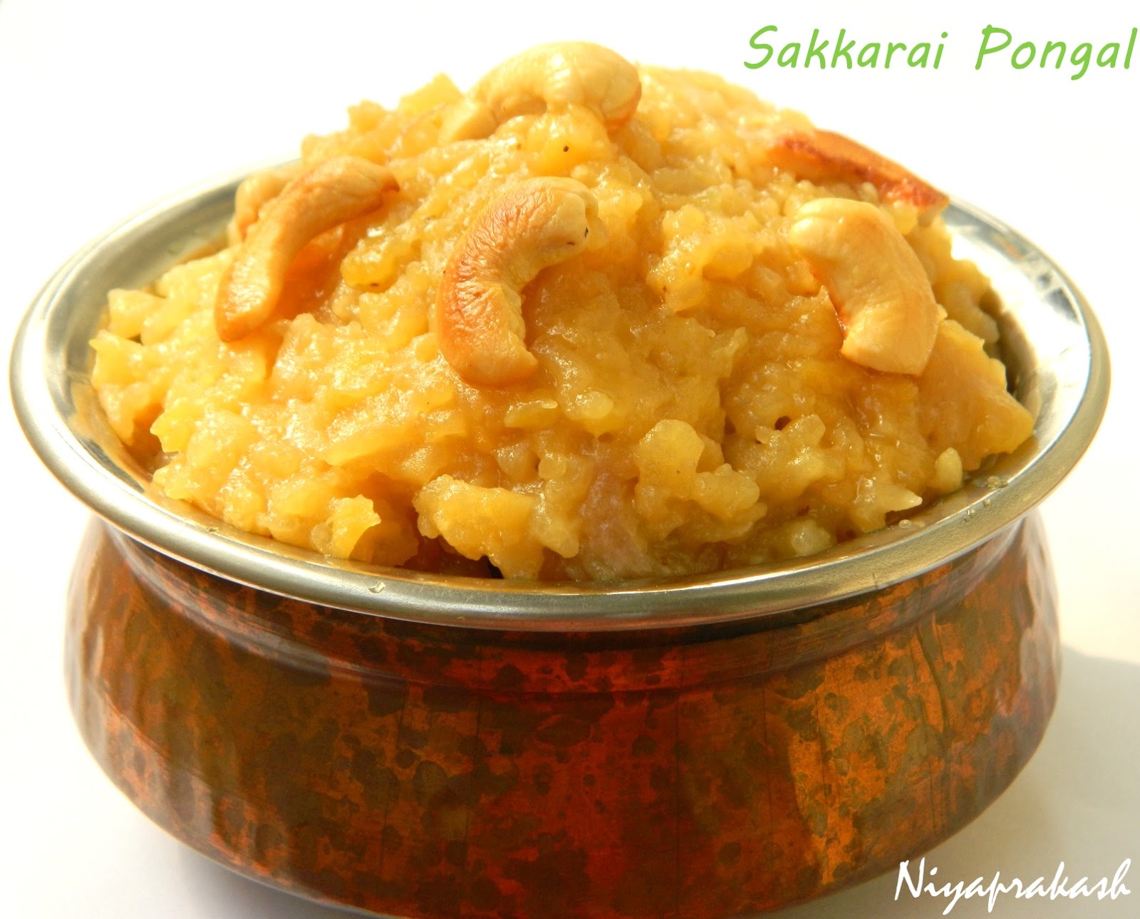 Niya's World: Sakkarai Pongal