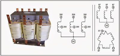 L/C Magnetics: 12 Pulse Multi Tap Transformer, 3 KVA, P/N 19003U