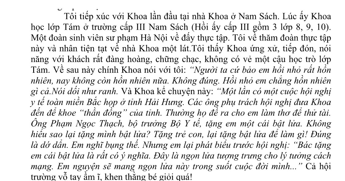 Giao Blog: Ngọn lửa cách mạng của thần đồng thi ca Trần Đăng Khoa