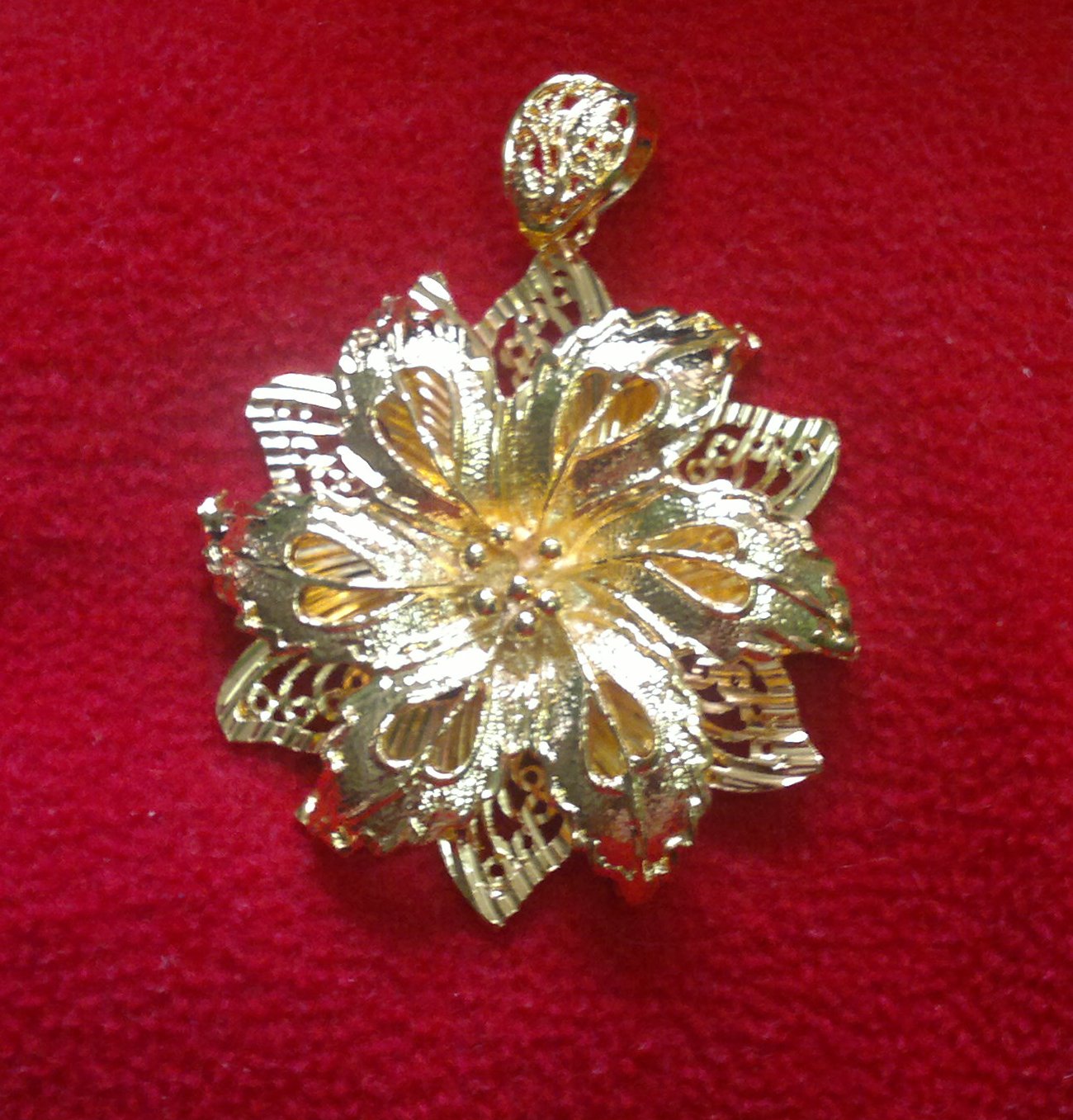 PEMBORONG EMAS SADUR KOREA 24K: RANTAI LEHER