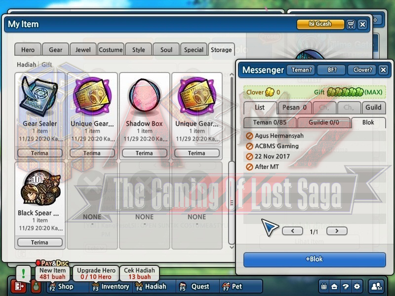 LOST SAGA INDONESIA HACKSHOP + HACK QUEST FULL UPDATE 22,23,24,25,26,27,28,29 NOVEMBER 2017 ...