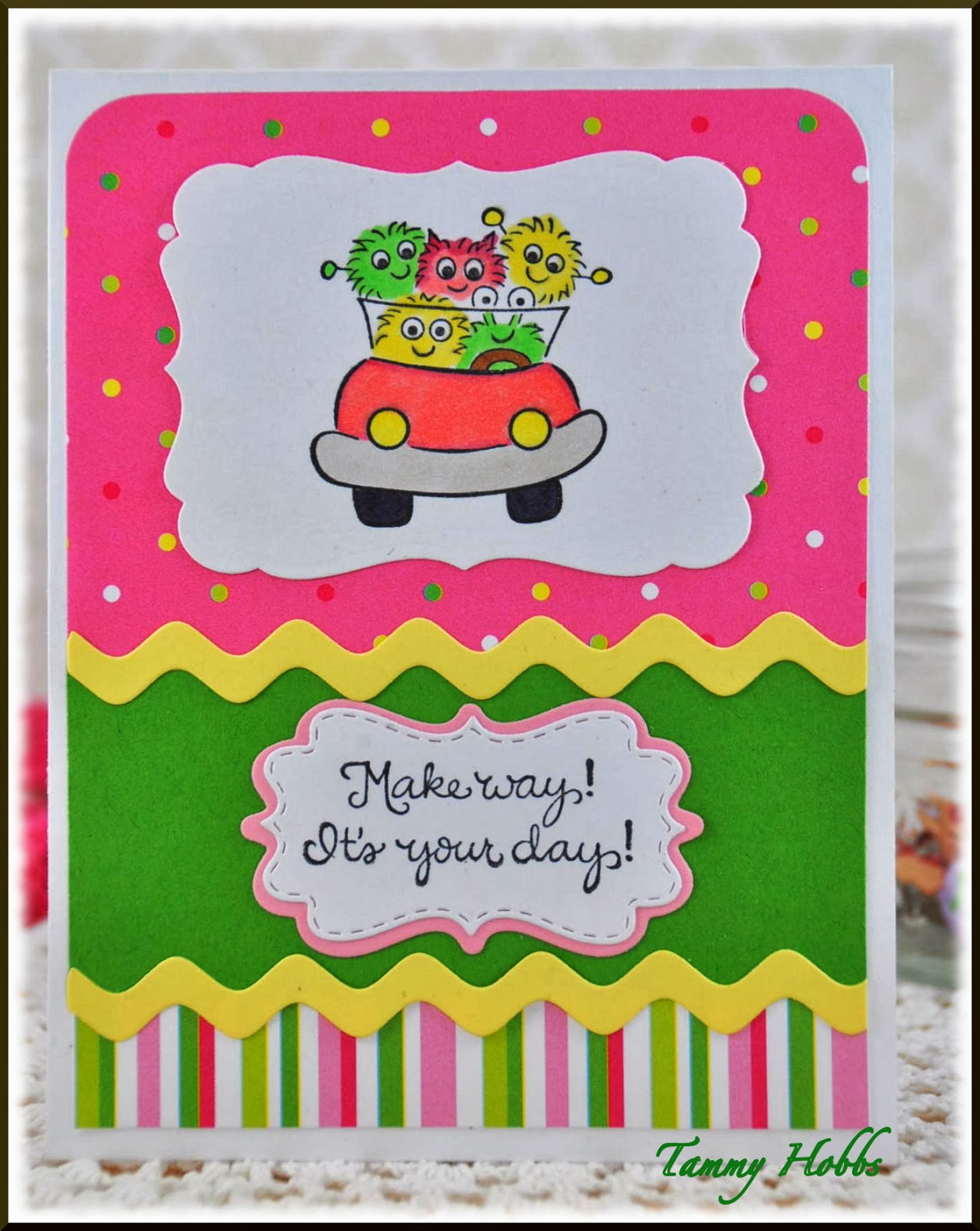 Creating Somewhere Under The Sun: DeNami Design Sneak Peek: Happy Monsters