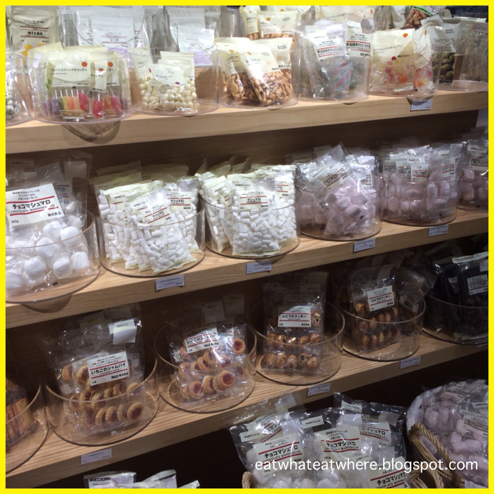 Eat what, Eat where?: Just One Food - Muji Snacks