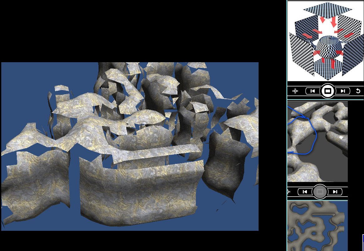 Unity3D marching cubes attempt blog: box projection of textures on ...