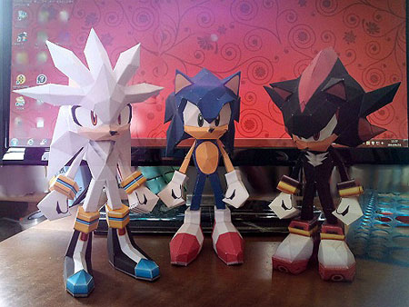 Papercraft - Sonic Silver the Hedgehog - Papercraft4u | Free ...