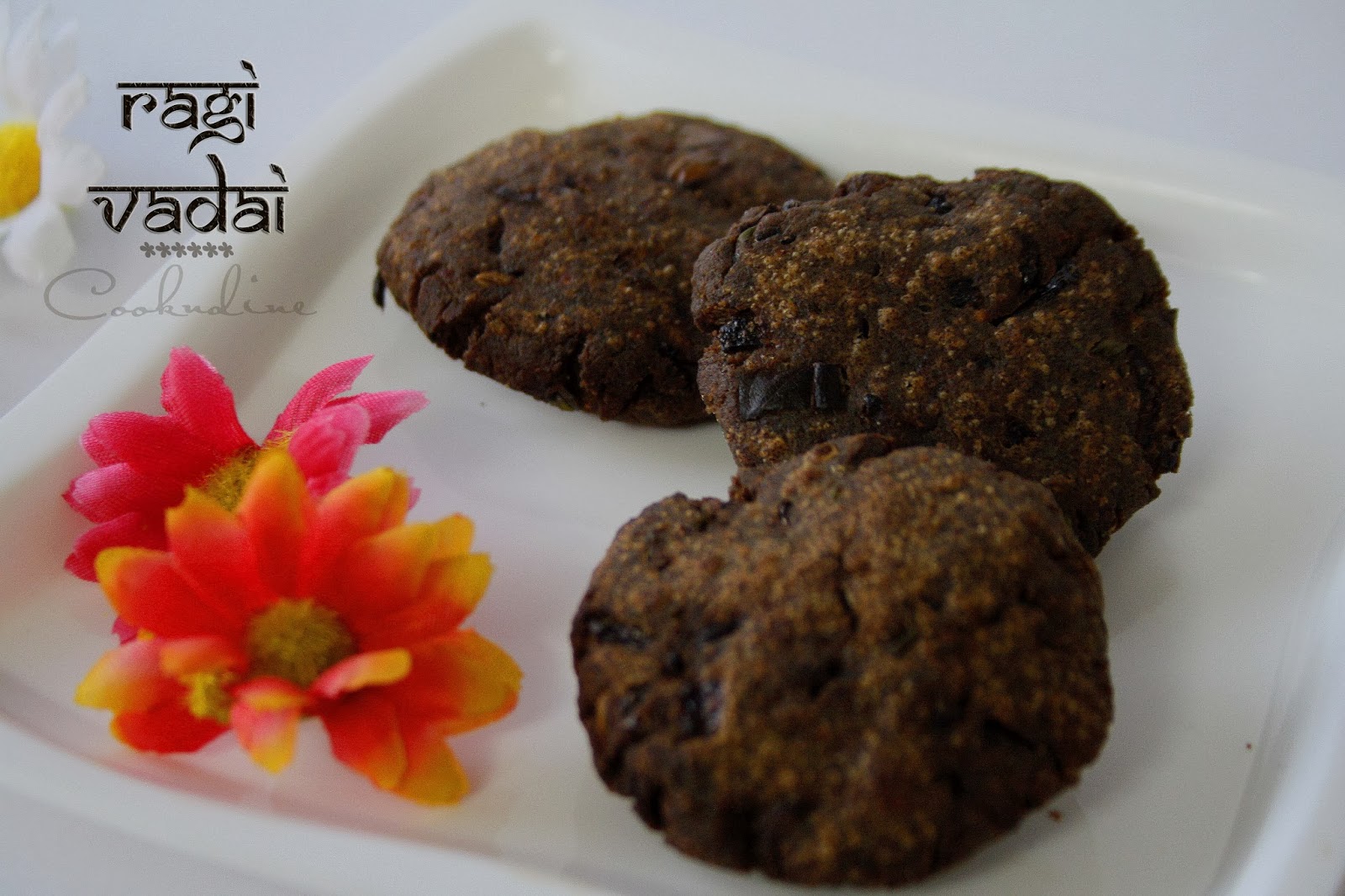 CooknDine....: Finger Millet Vada /Ragi Vadai....Kovai Special