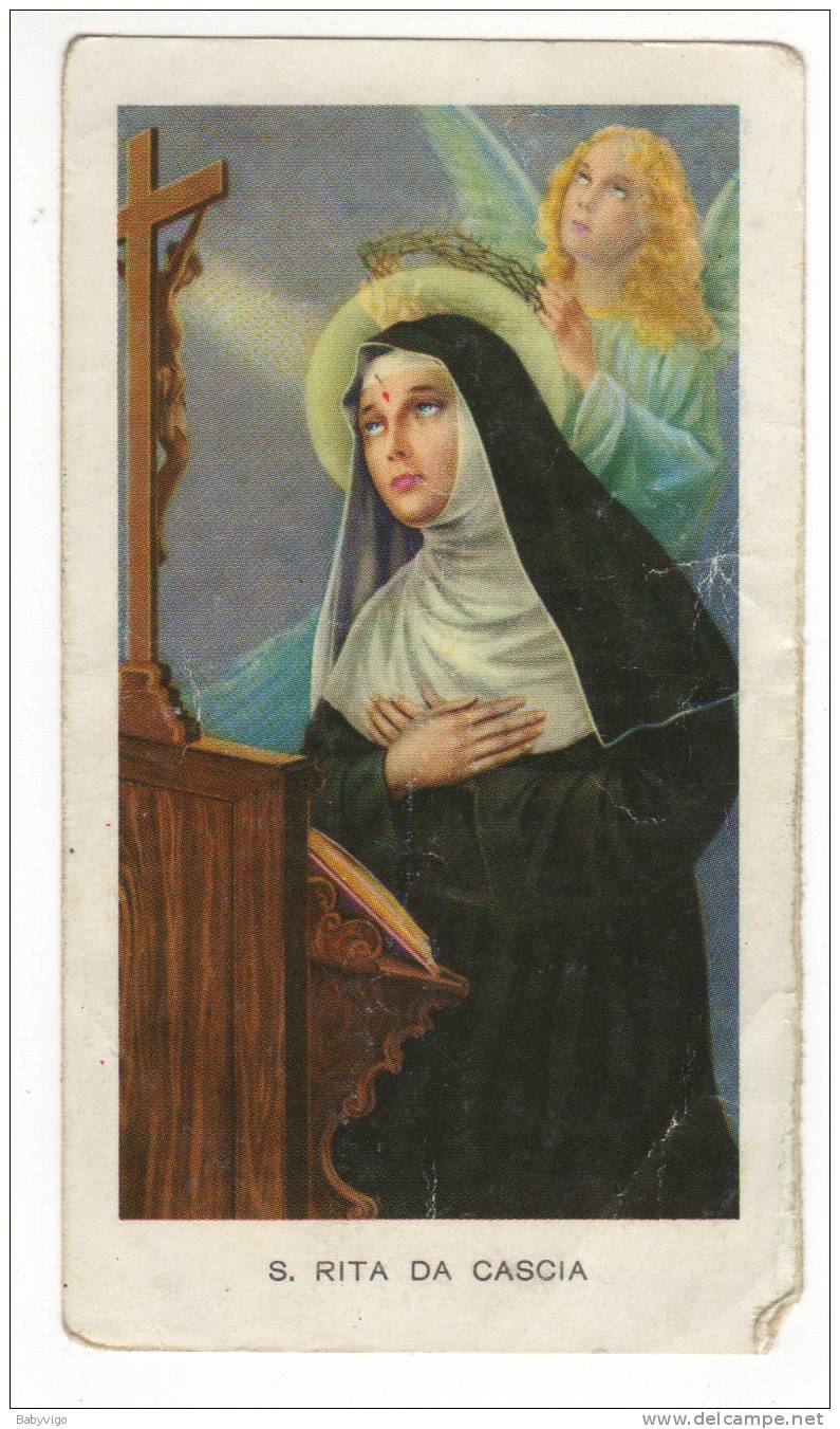 Don Rodolfo Ridolfi - Pellaloco MN: Santa Rita: Preghiere e santini