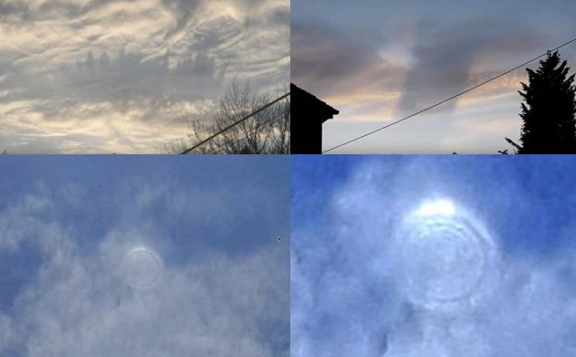 Around the world observe strange phenomena in the sky
