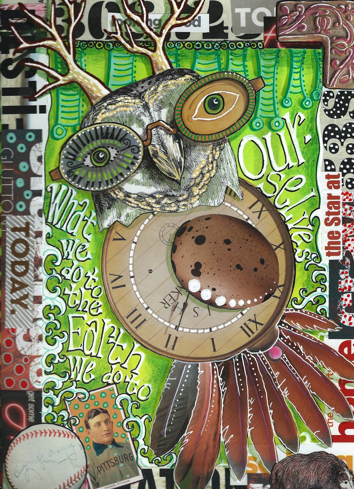 Playing With Paint: TEESHA MOORE INSPIRED JOURNAL