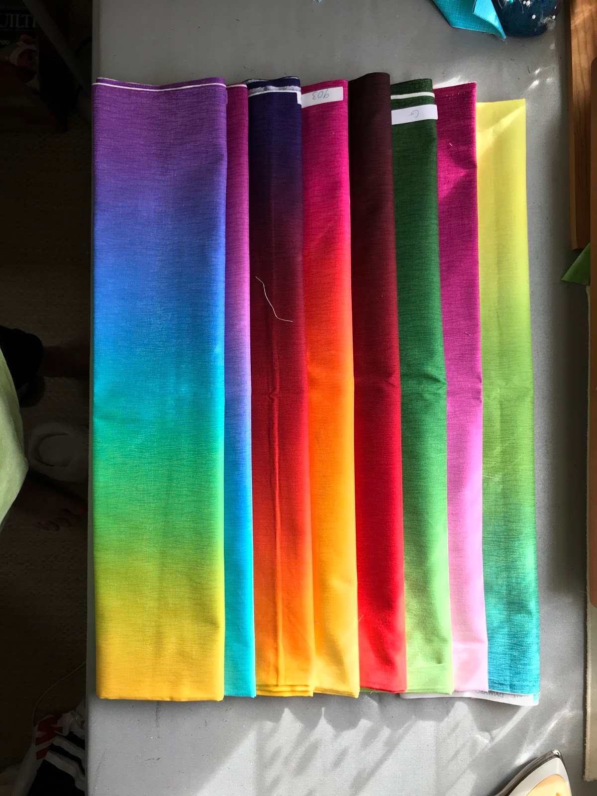 Working with Gelato Ombre Fabrics