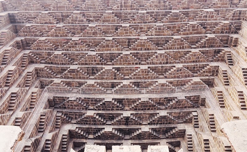 The Magnificent Structure of Ancient Step well, Chand Baori | Rajasthan ...