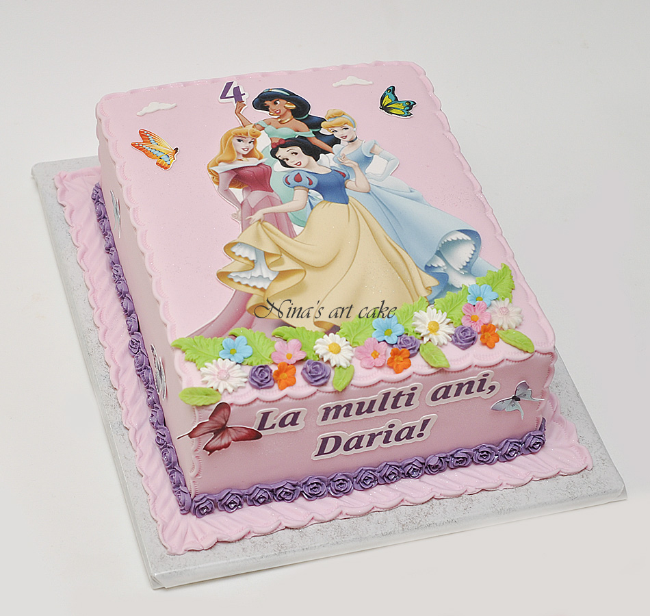Nina's Art Cake: Tort "Printese" pentru Daria