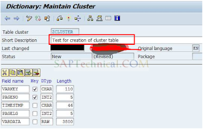 SAP Cluster Tables in ABAP
