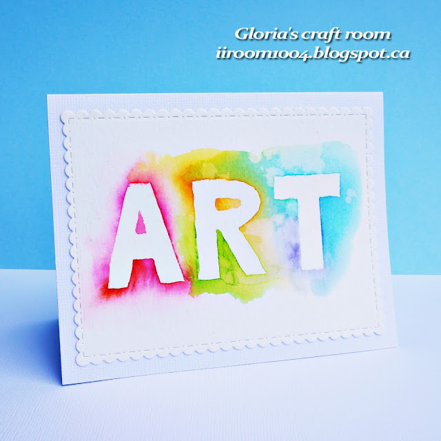 Gloria's craft room: Art cardmaking