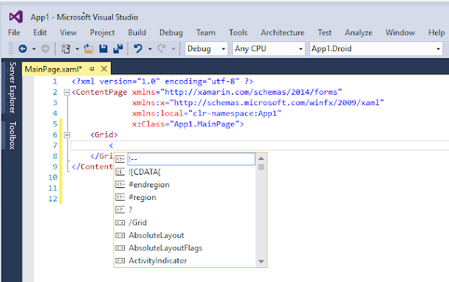 Now restart your visual studio and you will find better improvement in intellisense like below: