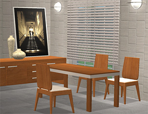 Sims2Play Archive: Sims2Play Dining Rooms, Surfaces and Seating