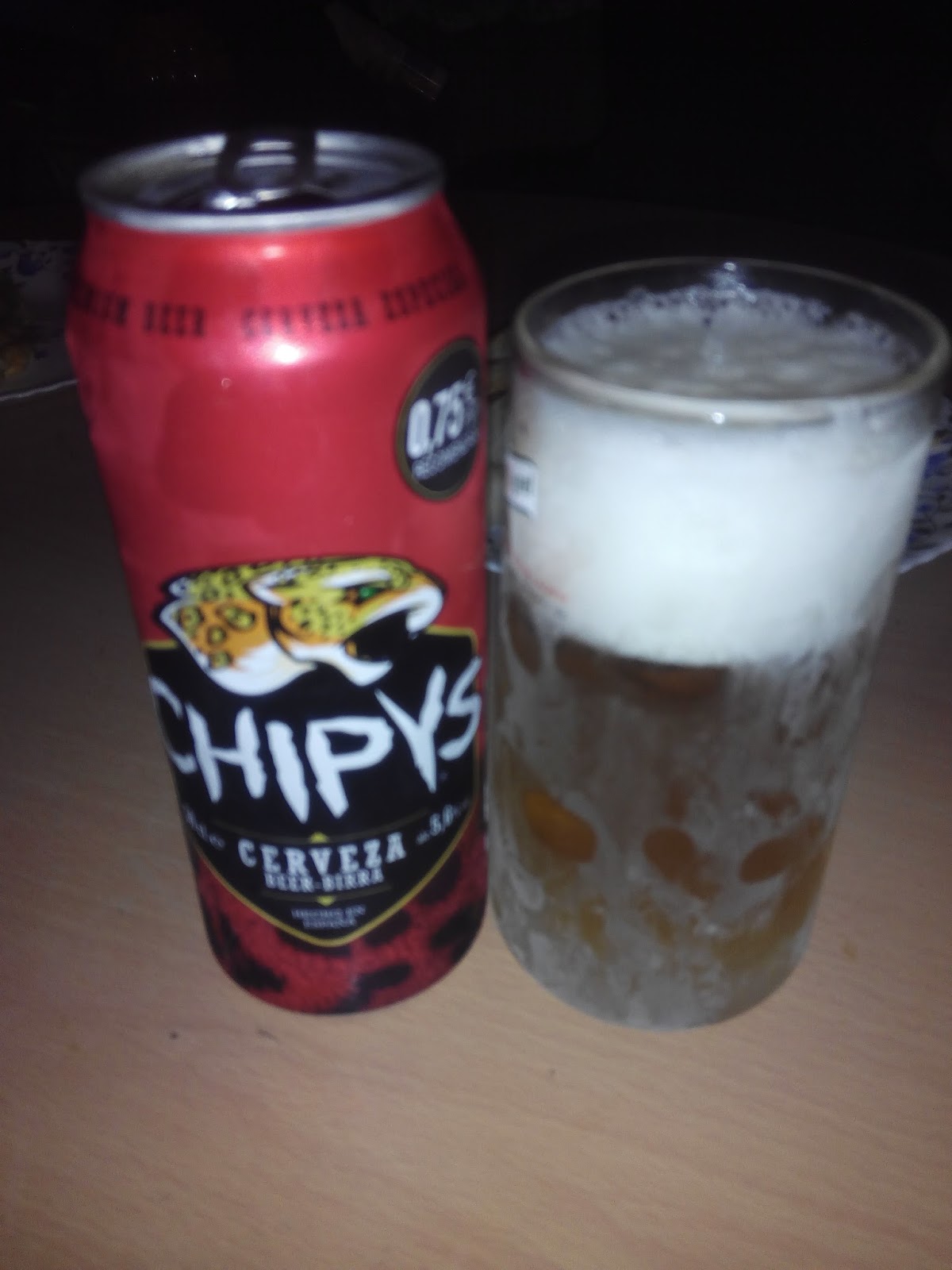 Cerveza Chipys ~ Probando lo mejor