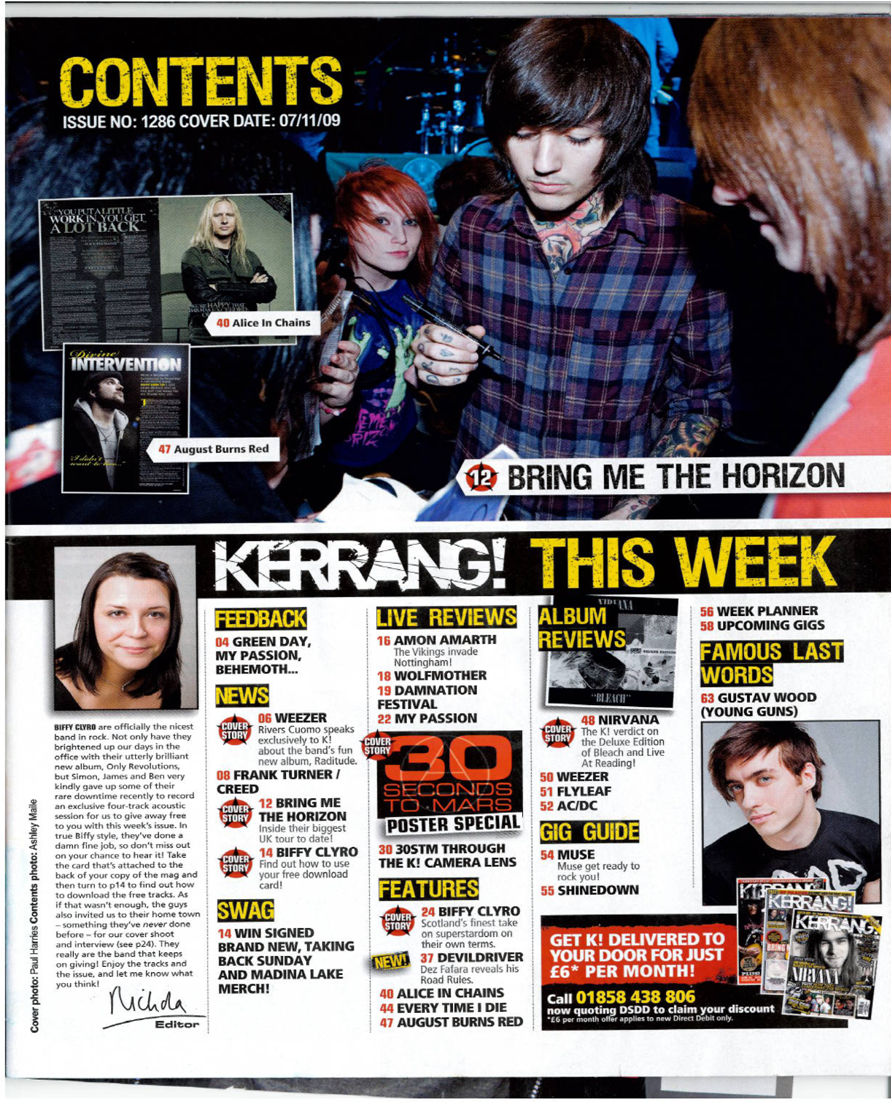 Lalita Bailey's A level Media Studies: School Magazine Contents Page ...