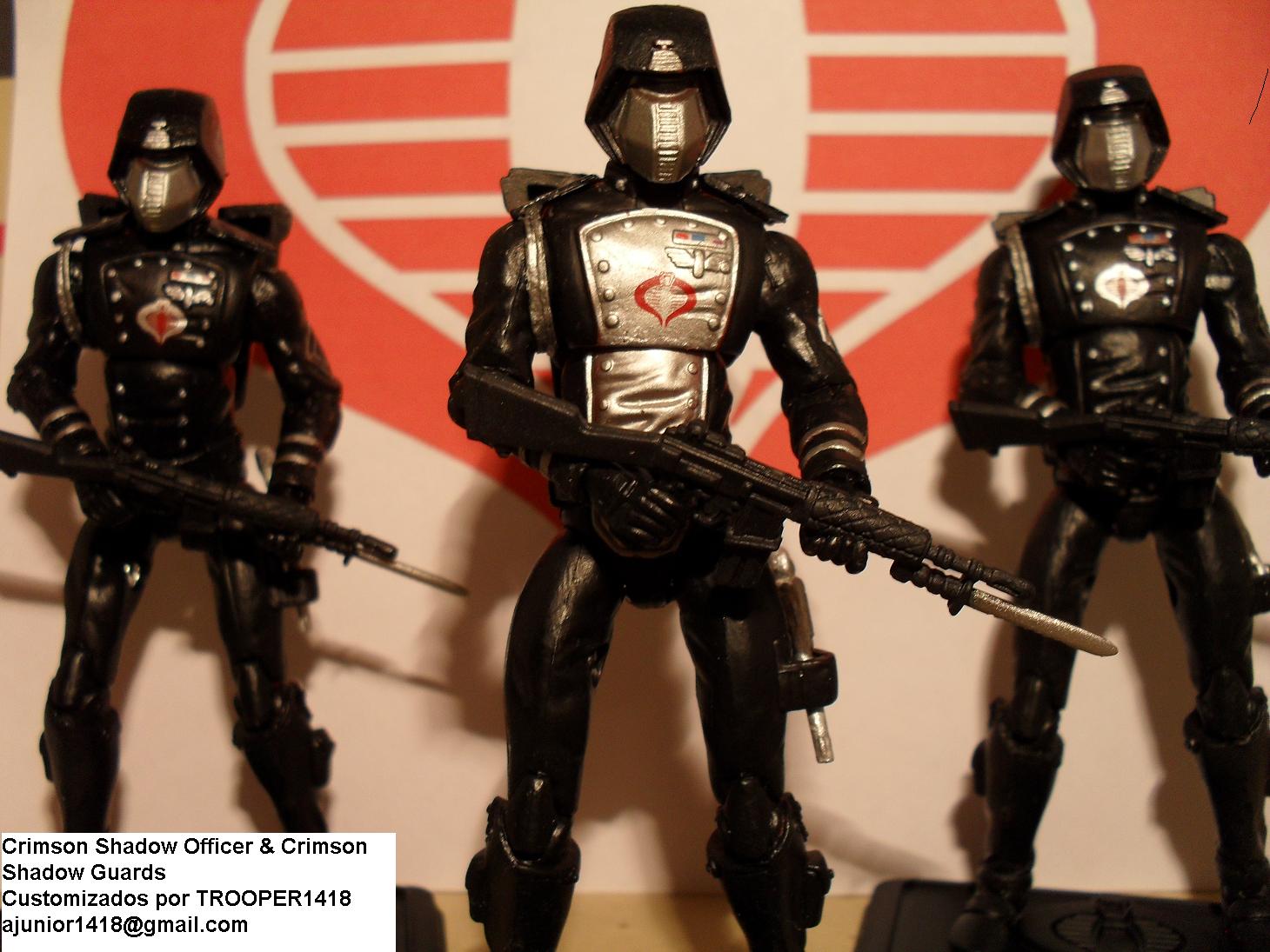 Gi joe Custom Action Figures: Crimson Shadow Guards