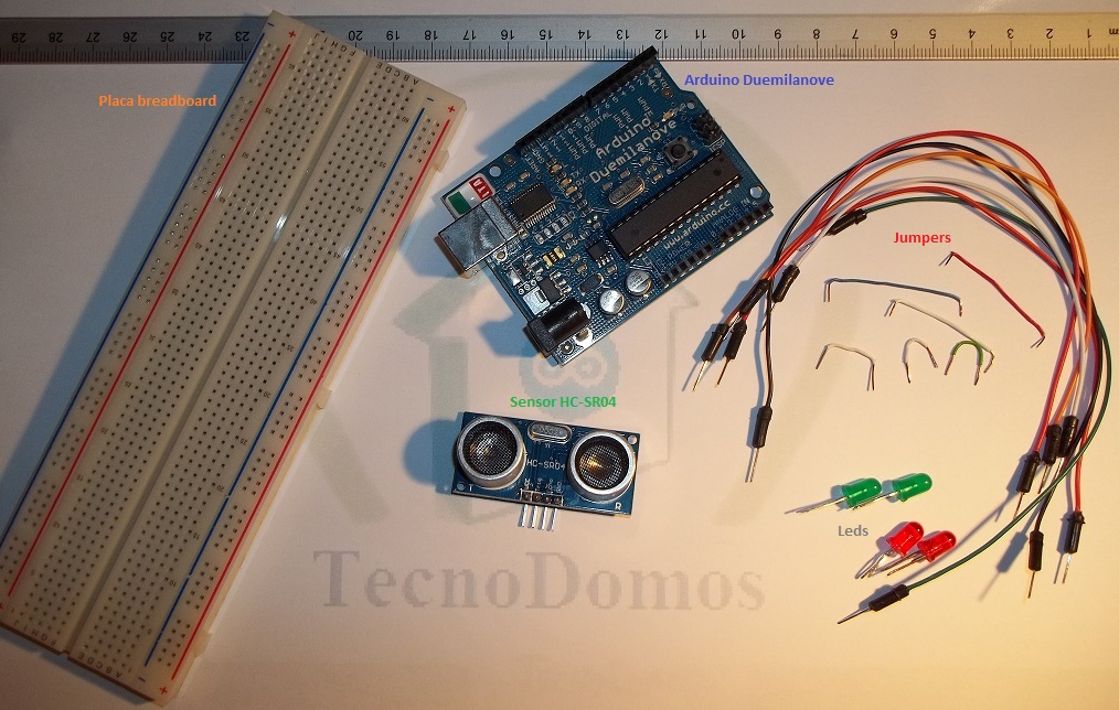 TecnoDomos: Detetar objetos e medir distâncias com o Arduino