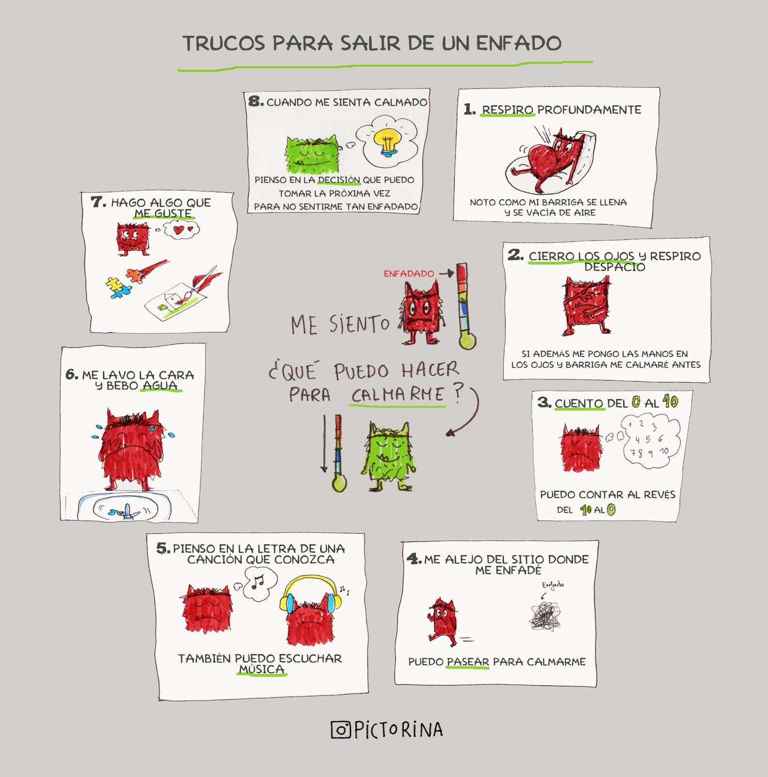 Dibujos para niñ@s que necesitan apoyos visuales: TRUCOS PARA CALMARSE Dibujos para niñ@s que necesitan apoyos visuales: TRUCOS PARA CALMARSE