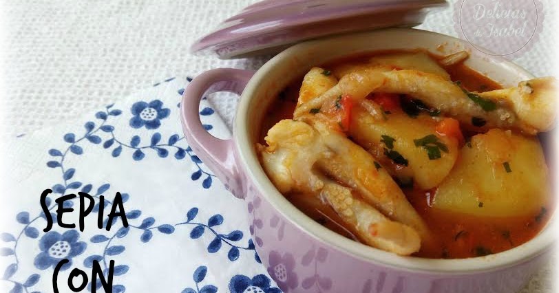 Sepia con patatas | Las Delicias de Isabel
