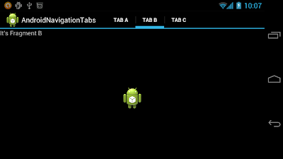 Android-er: Create ActionBar in Tab navigation mode