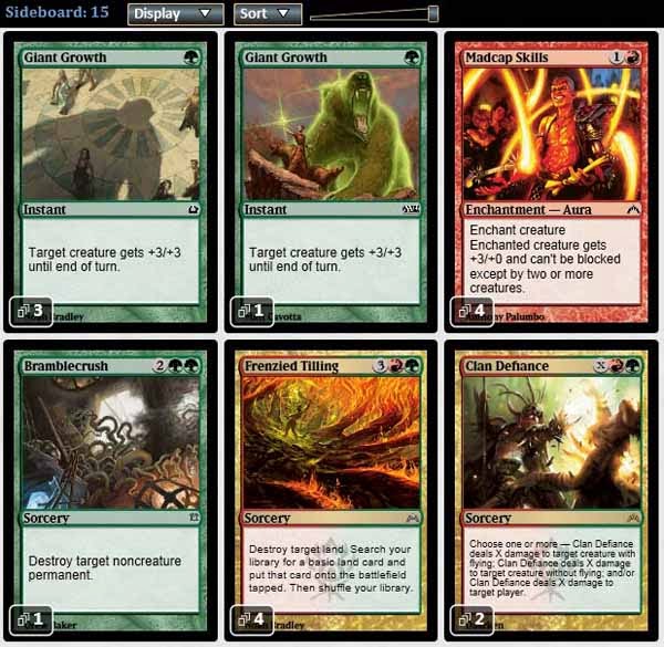 Magic the Gathering Adventures: [Standard] Pre-Theros Gruul Deck