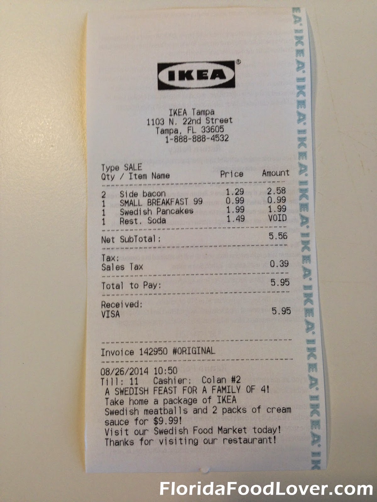 Florida Food Lover: IKEA Breakfast