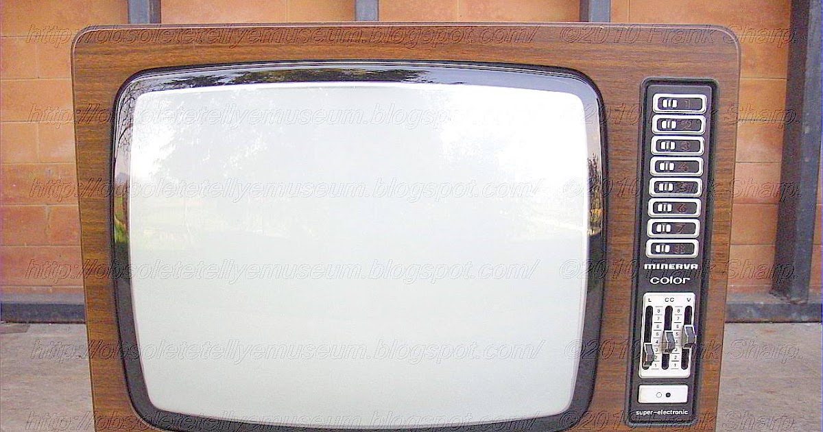 Obsolete Technology Tellye !: MINERVA COLOR MF1615 YEAR 1975.