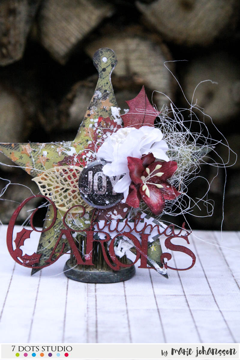 Create without limits: Yuletide Star Ornaments - 7 Dots Studio Design Team
