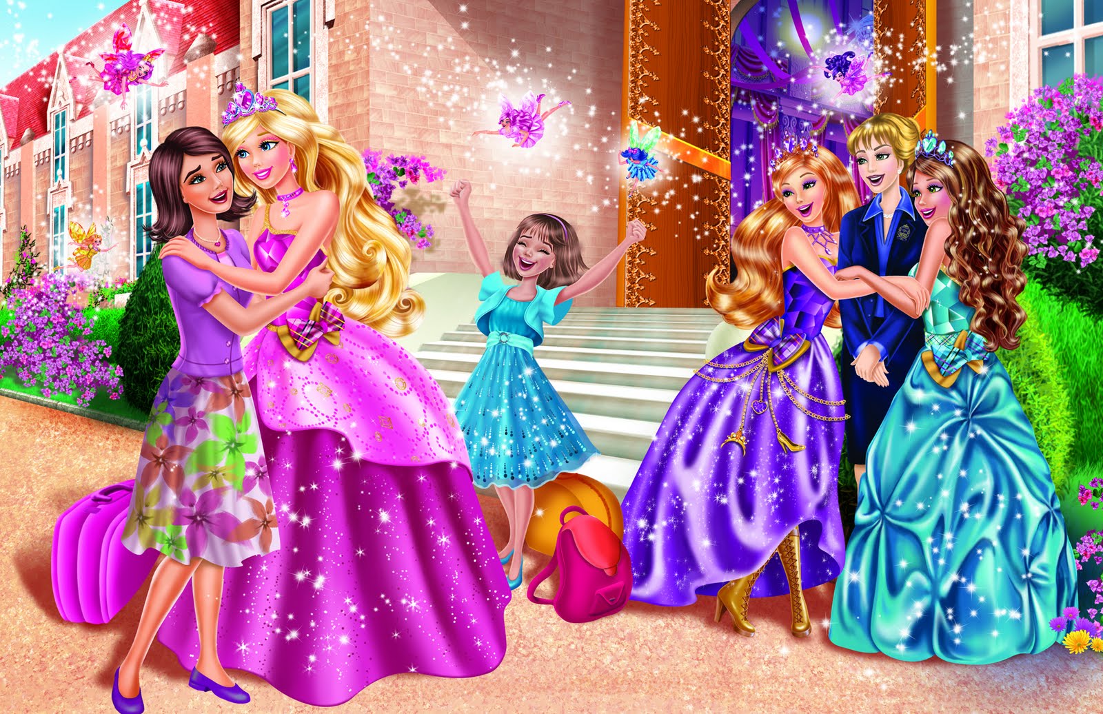 Barbie: Nuevas imagenes de Barbie escuela de princesas