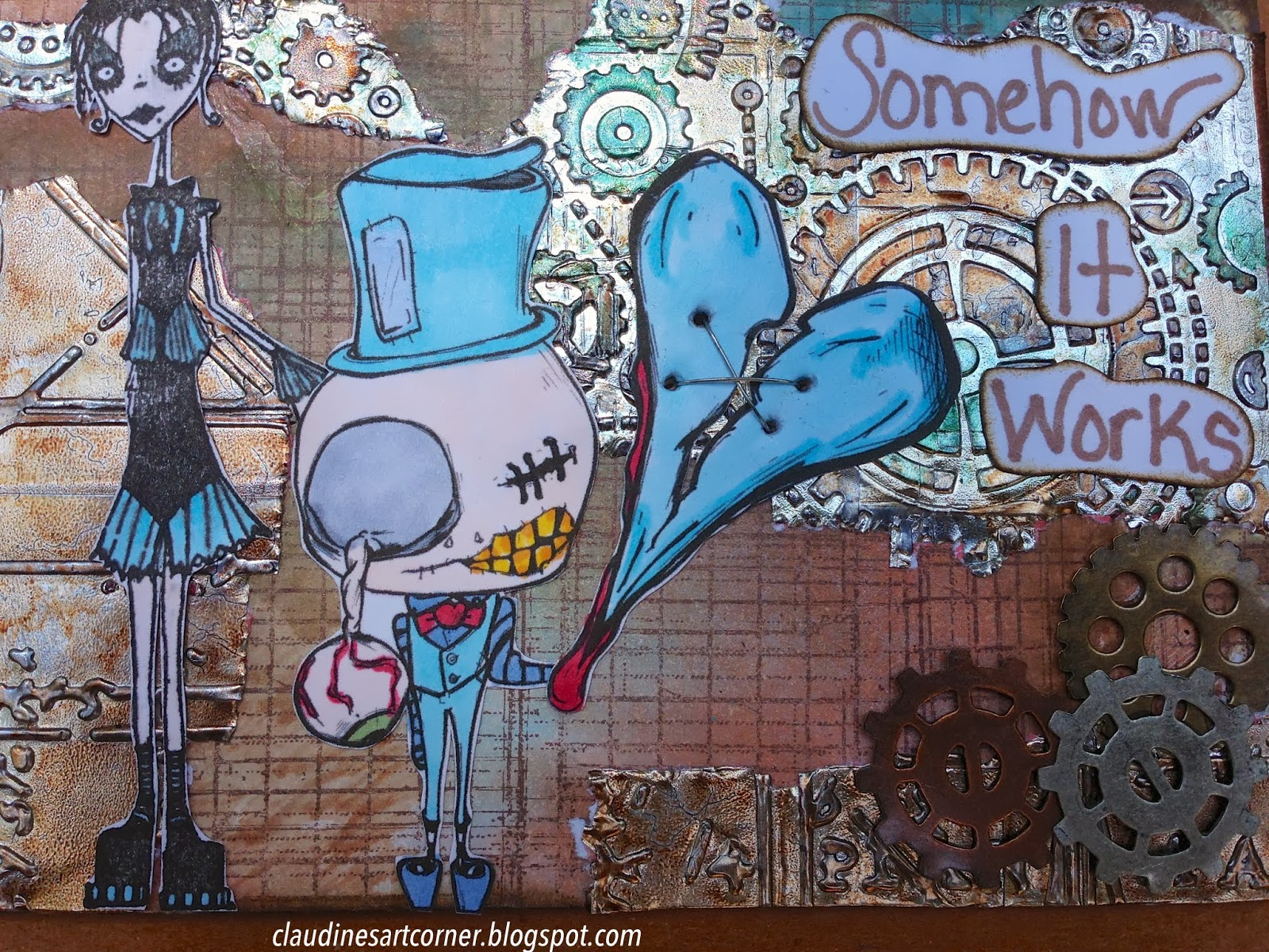 Claudine's Art Corner: Somehow It Works!!