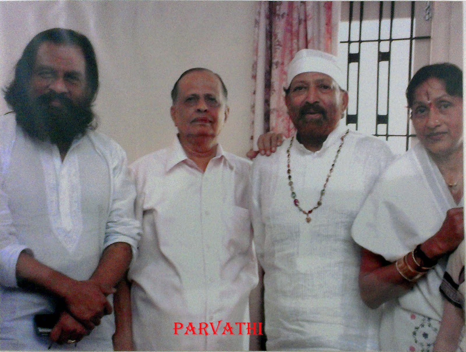 Friends and mutual admirers: Yesudas, Srikantiah, Vishnuvardhan, Bharati