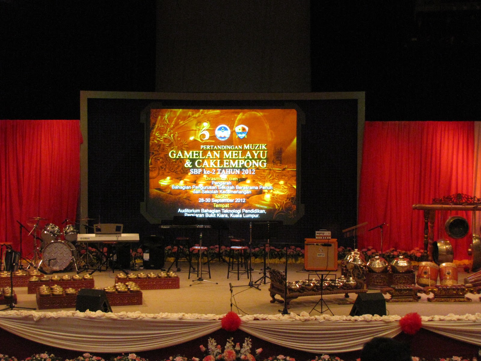 Sun Shine Law: Pertandingan Muzik Gamelan Melayu @ Sekolah Berasrama ...