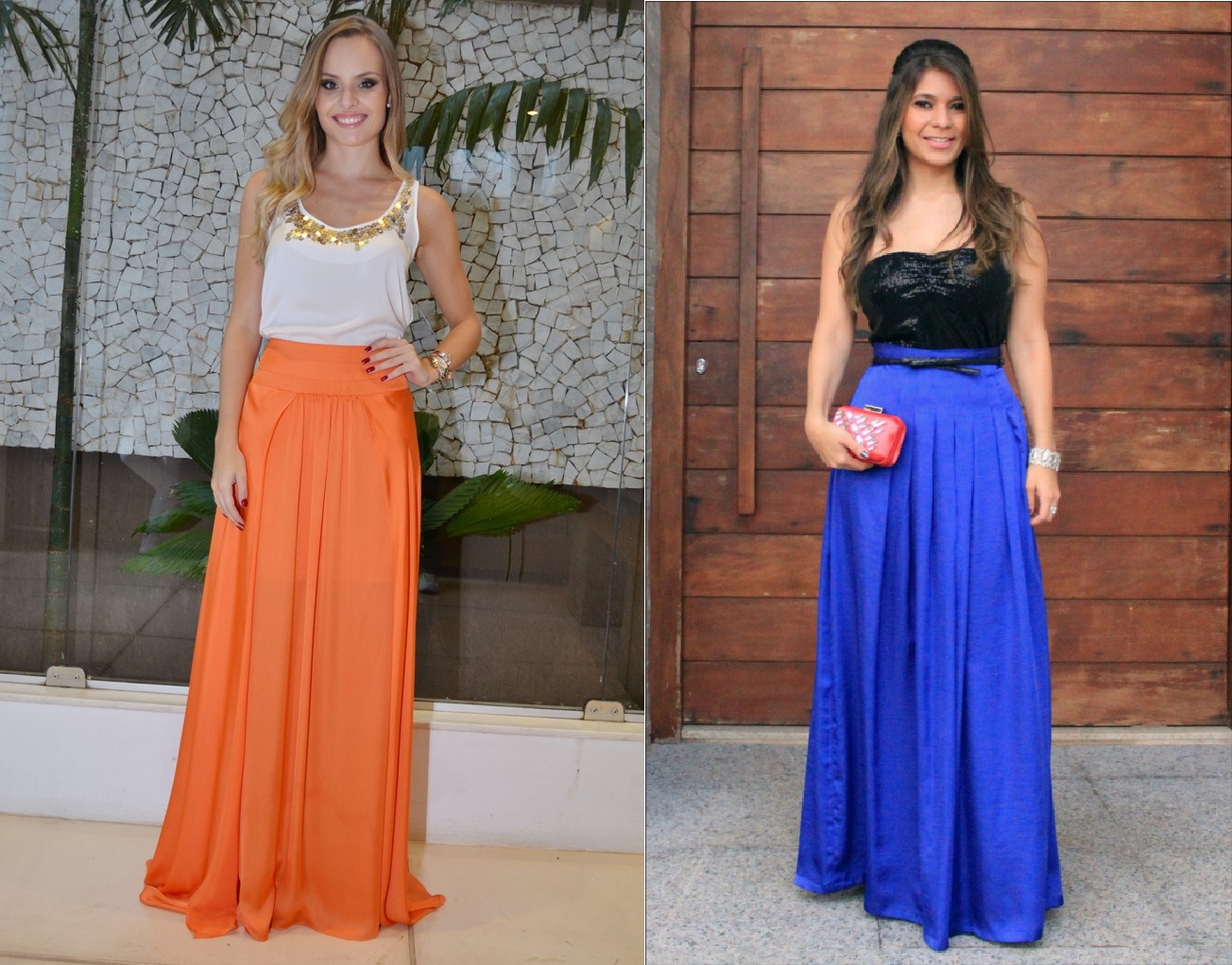 MUNDO AZUL: Dica do dia : Saia Longa