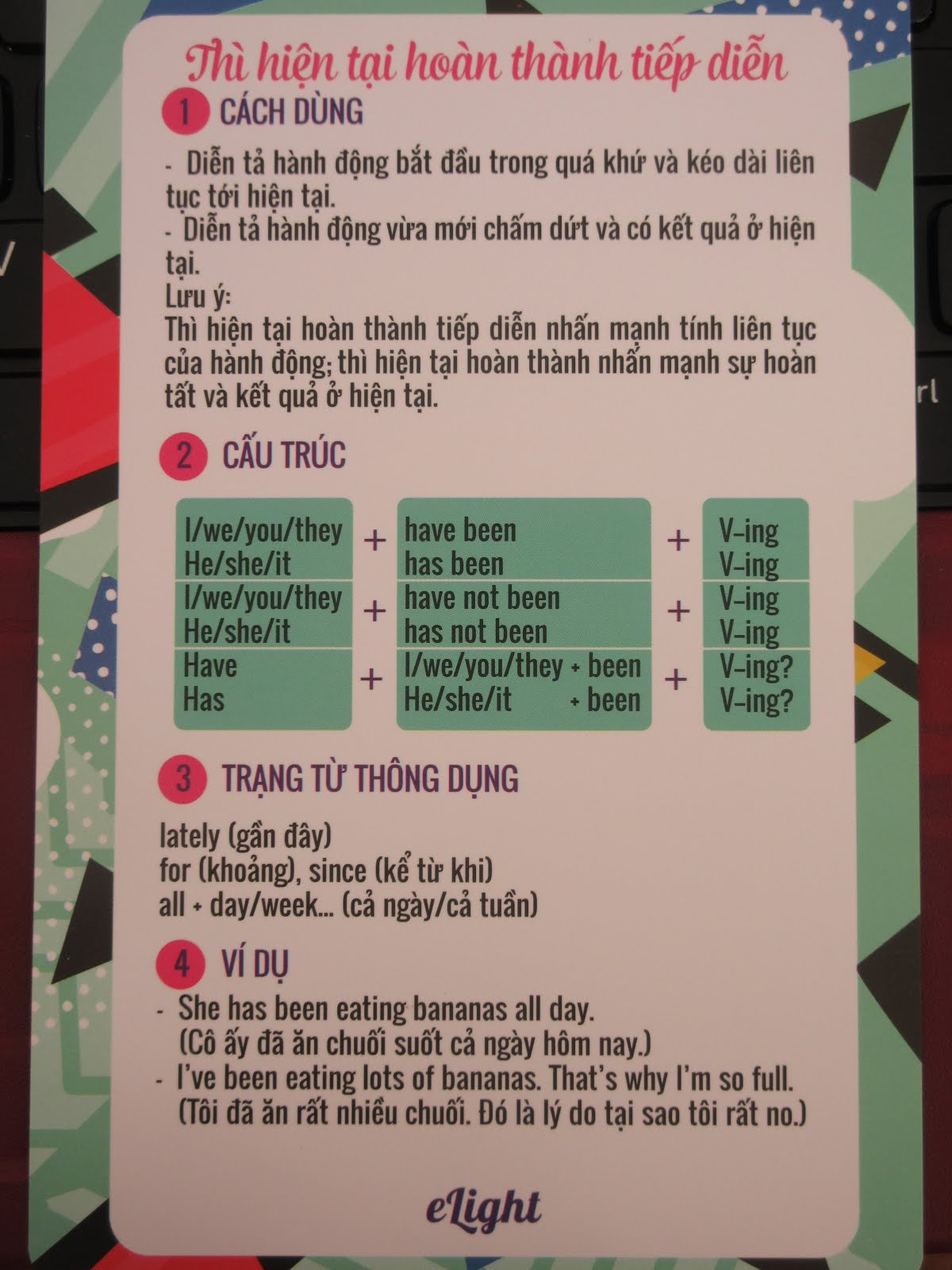 Thì hiện tại hoàn thành tiếp diễn (Present Perfect Continuous) – cách ...