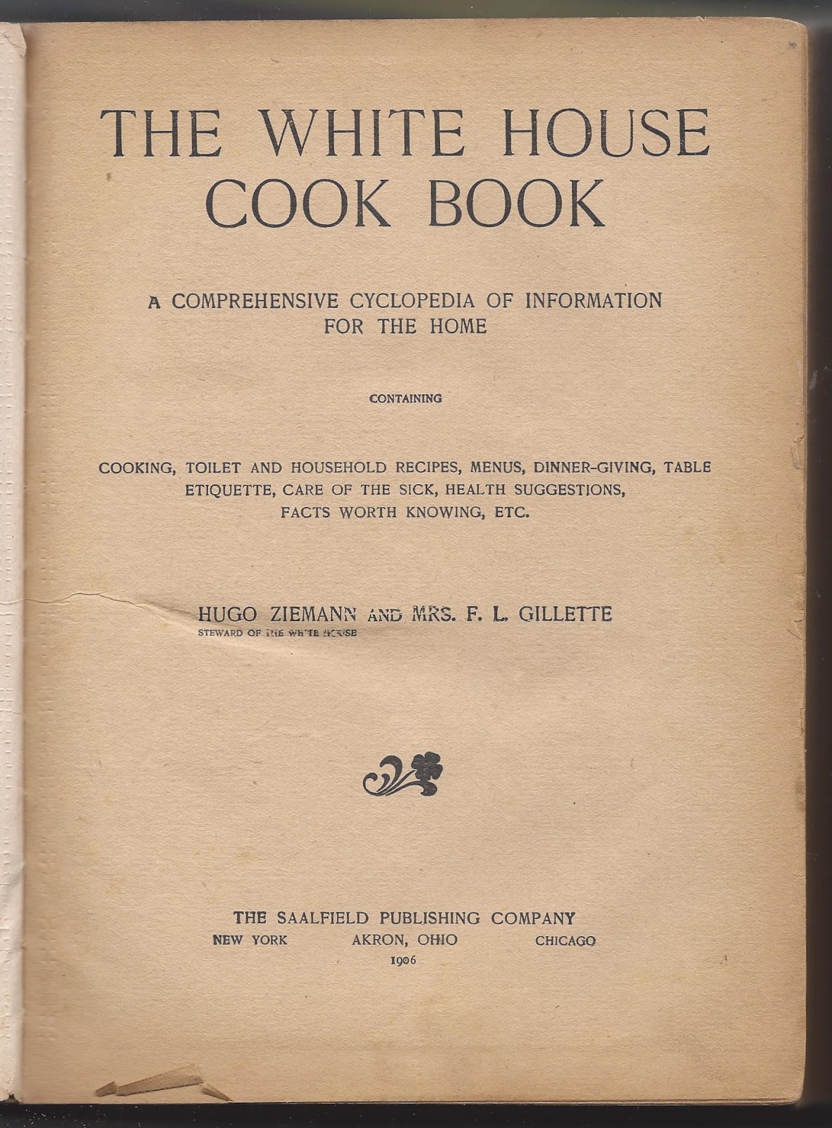 Inkwell Inspirations: Antique Cookbooks Part 1 1890 - 1906