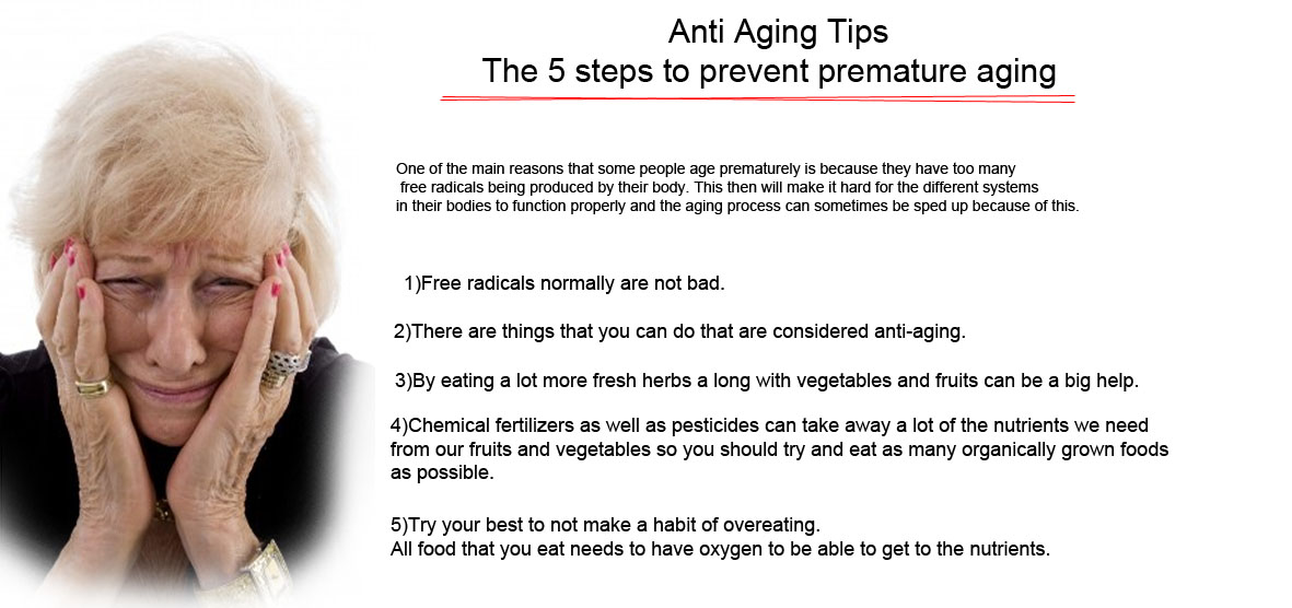 Anti Aging Tips – The 5 steps to prevent premature aging | no more stress