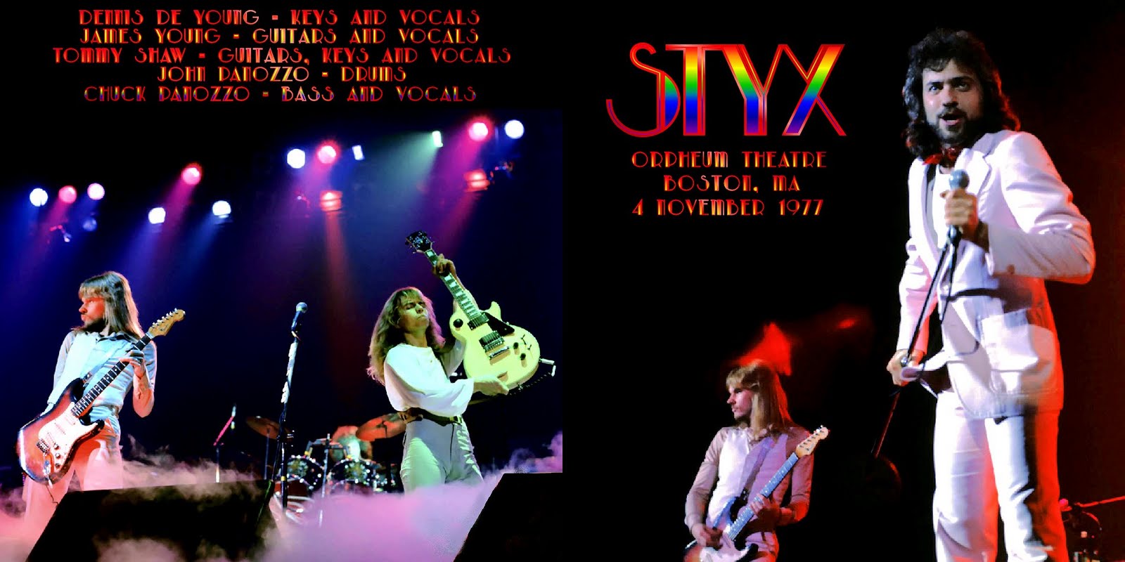 Just Add Cones: Styx - 1977-11-04 - Boston, MA