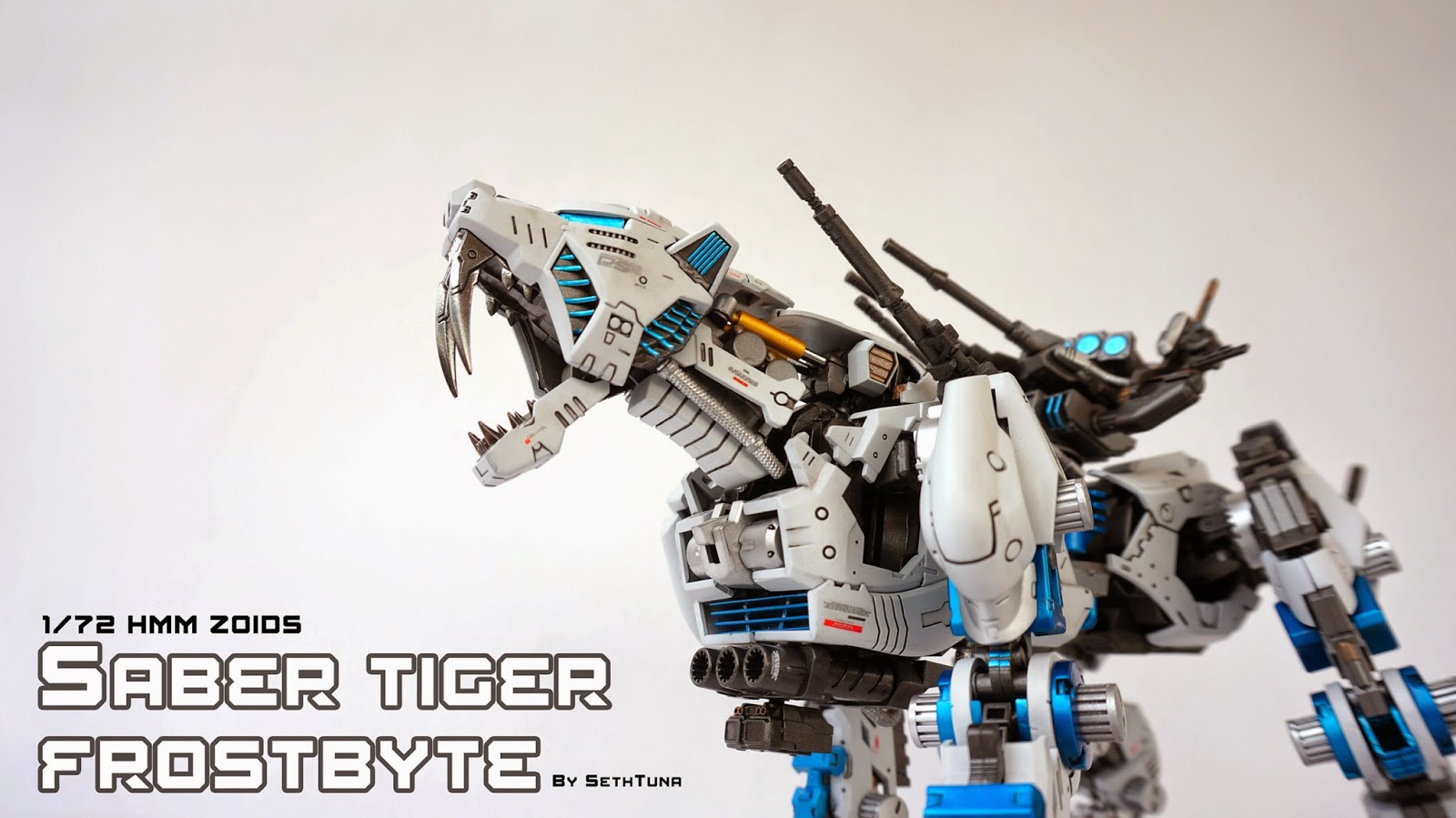 HMM 1/72 ZOIDS SABER TIGER FROSTBYTE by SethTuna