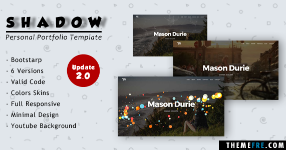 Ethelred Berry Shadow - Personal Portfolio Template creative cv ...