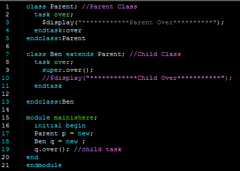 Hello Codings: System Verilog Inheritance