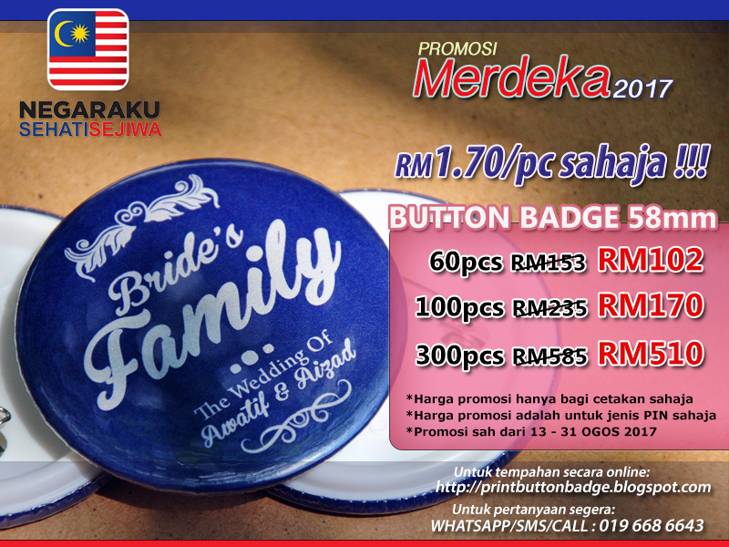 No.1 Button Badge Supplier in Malaysia | Over 10 Years Experience ...