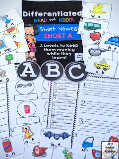 Short A Differentiated Read the Room | Classroom Freebies | Bloglovin’